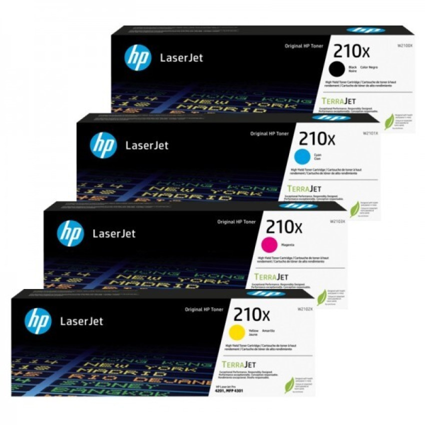 HP 210X High-Yield Toner Cartridge Set | BlueDogInk.com