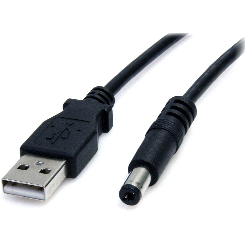 StarTech 3 ft USB to Type M Barrel 5V DC Power Cable (USB2TYPEM ...
