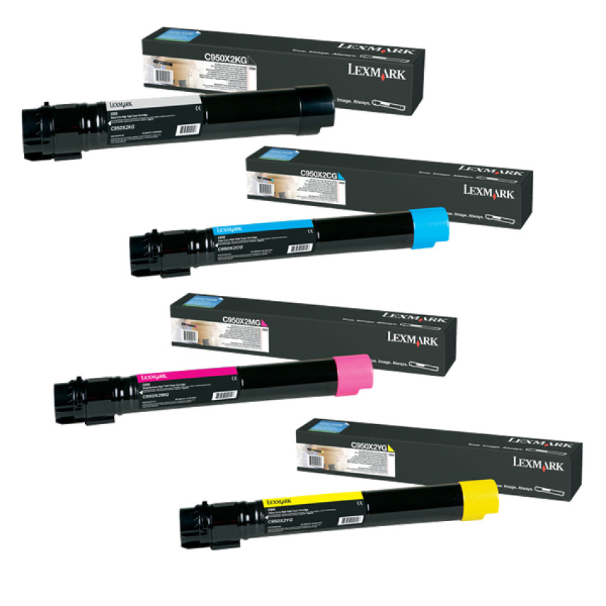 Lexmark C950 Toner Cartridge Set | BlueDogInk.com