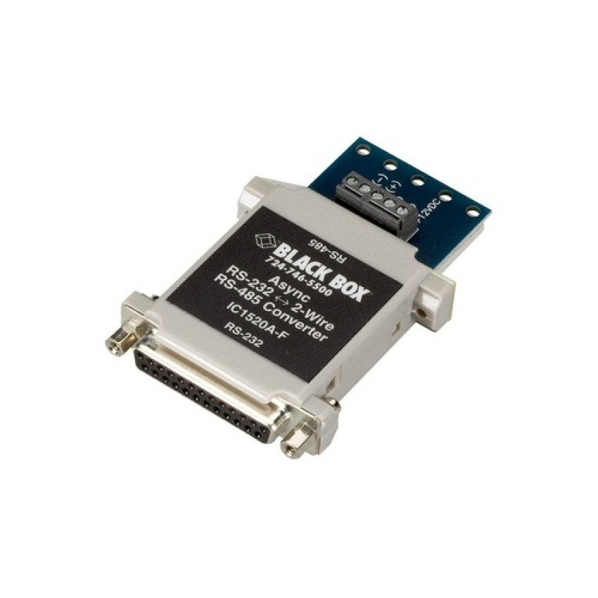 Black Box Async Rs232 To Rs485 Interface Converter - Db25 To Terminal Block, Gsa, Taa (IC1520A-F ...