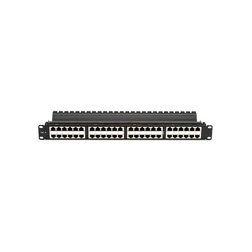 Black Box Cat6 Patch Panel - Feed-through, High-density, 1u, Shielded ...