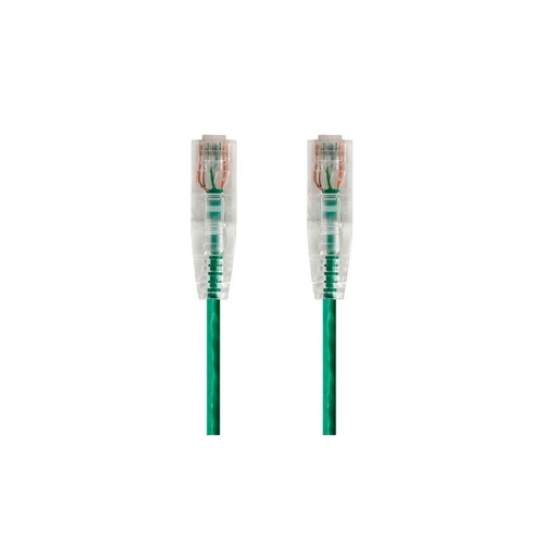 Monoprice Slimrun Cat6 Utp Cable-2ft Green (14804) | Bluedogink.com