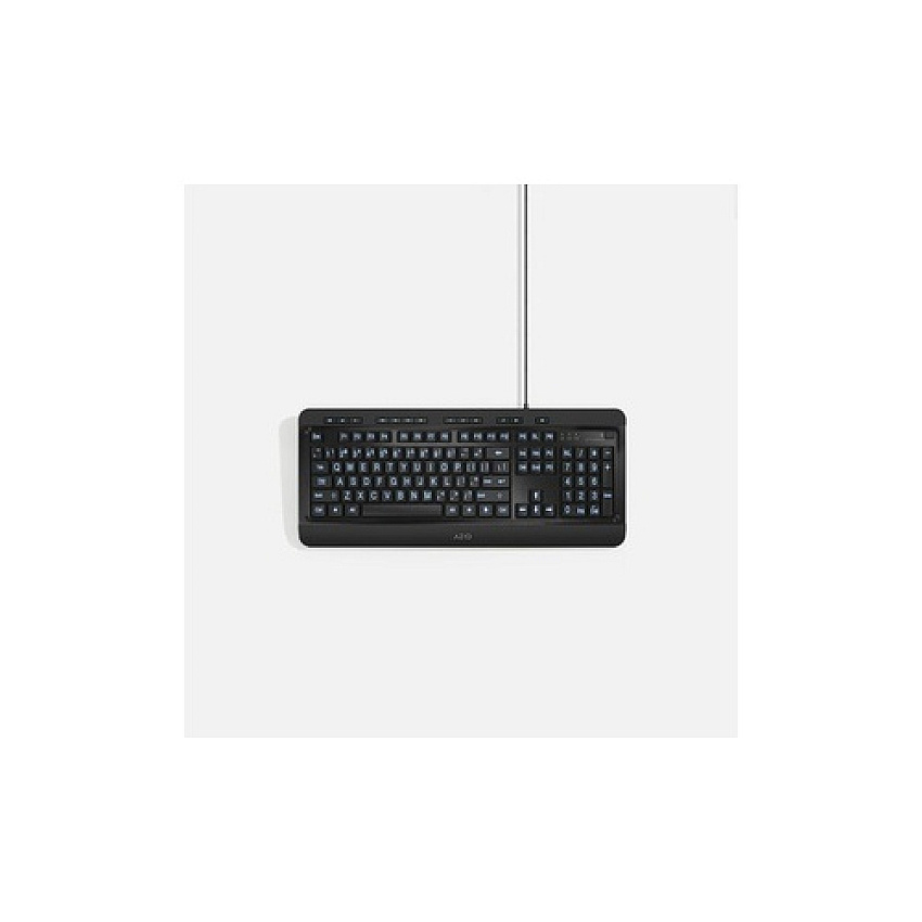 Azio Vision Large-print Keyboard (KB505U) | BlueDogInk.com