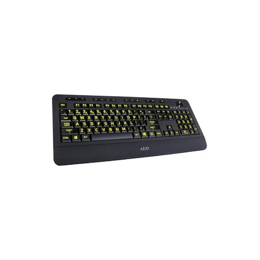 Azio Vision Large-print Keyboard (KB506) | BlueDogInk.com