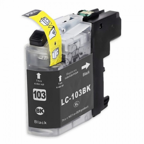 Compatible Brother LC103BK Black Ink Cartridge | BlueDogInk.com