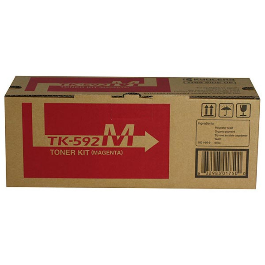 Kyocera TK592M Magenta Toner Cartridge | BlueDogInk.com