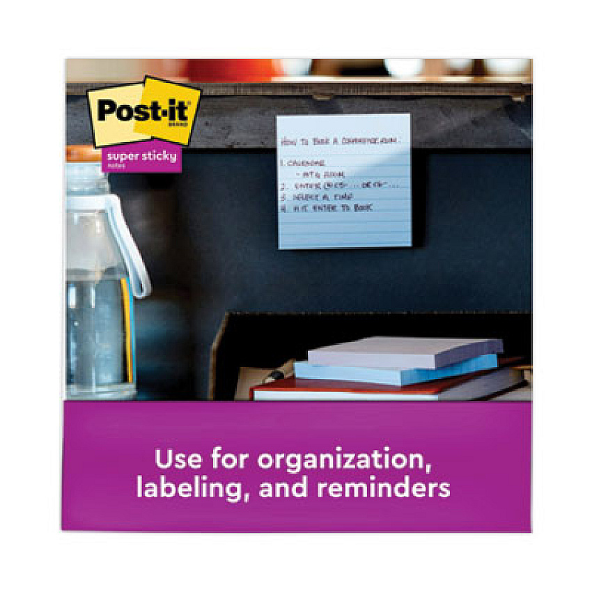 Post-it Notes Super Sticky Recycled Notes in Oasis Collection Colors ...