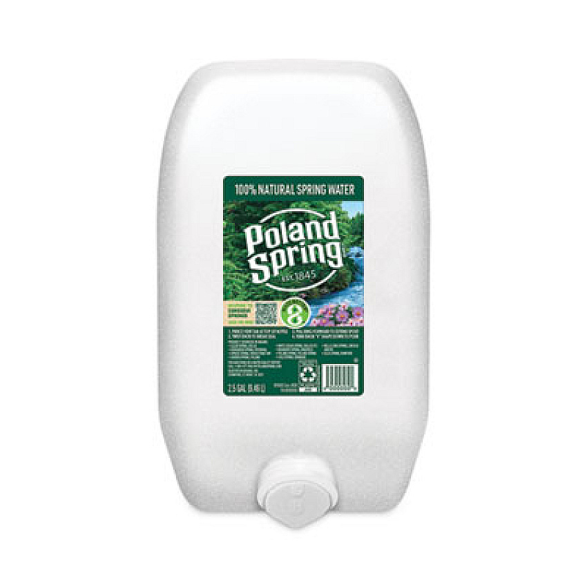 Nestle Waters Bottled Natural Spring Water, 2.5 gal Bottle, 2/Carton ...