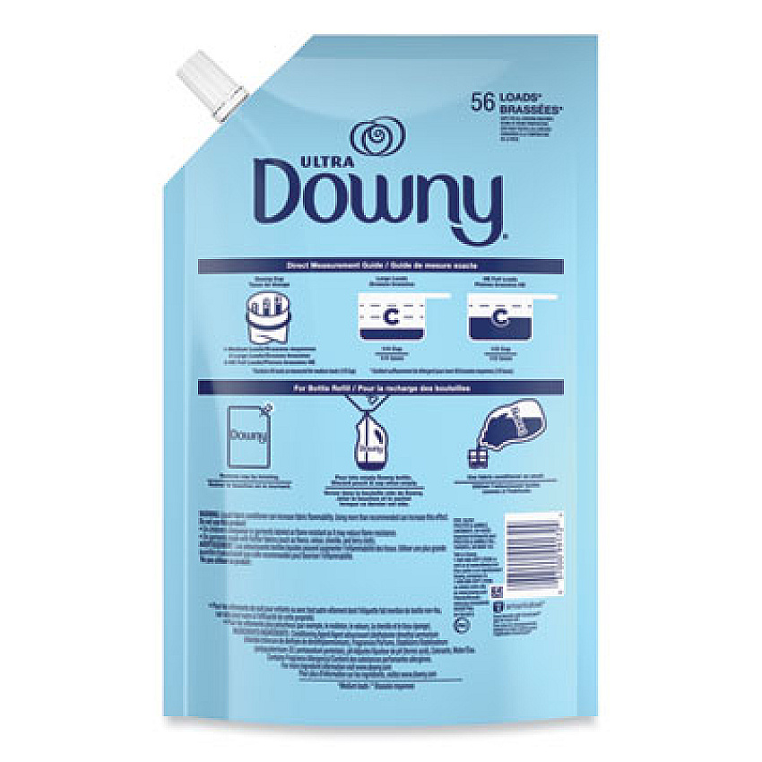 Downy Liquid Fabric Softener, April Fresh, 48 oz Pouch, 3/Carton (99172 ...