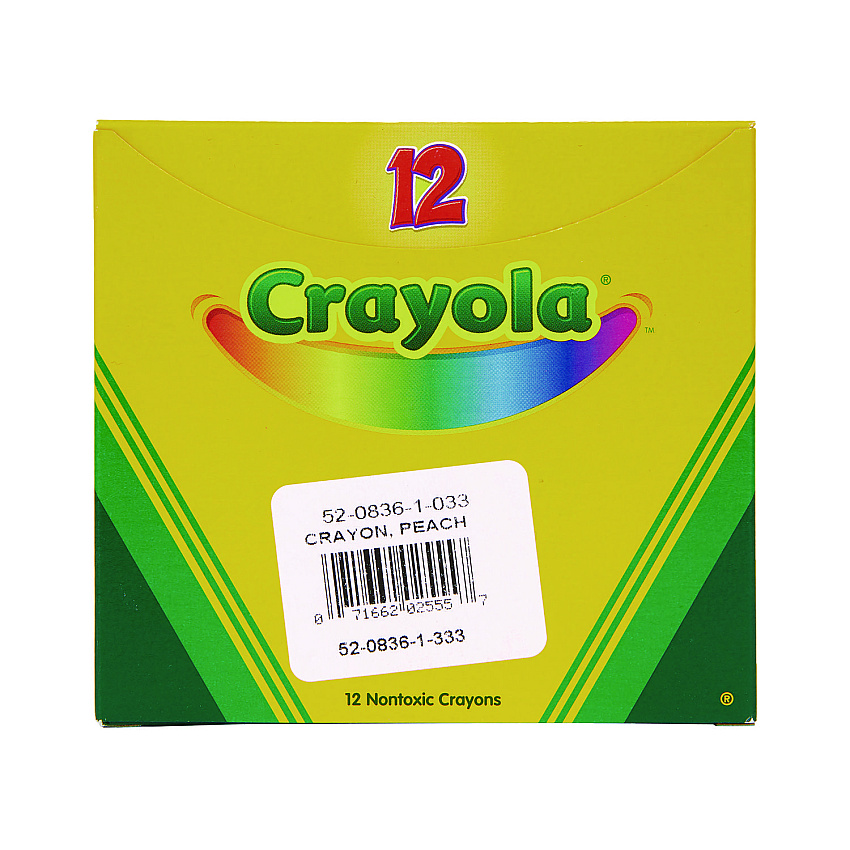 Crayola Bulk Crayons, Peach, 12/Box (520836033) | BlueDogInk.com