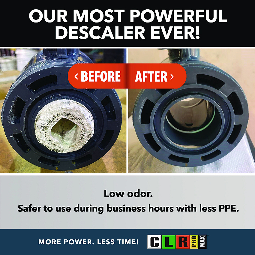 CLR PRO MAX Industrial Descaler, 1 gal Jug, 4/Carton (DESC4PROMCT ...