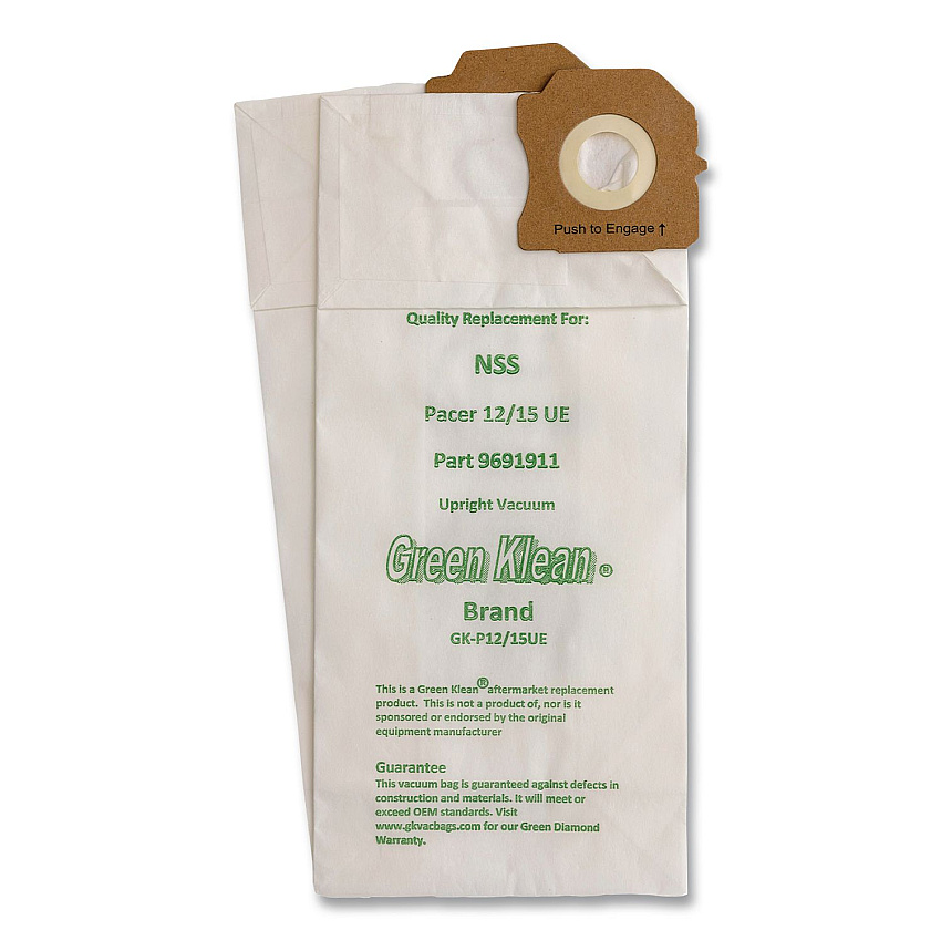 Green Klean GK-P12/15UE Replacement Bag, 10 Bags/Pack, 10 Packs/Carton ...