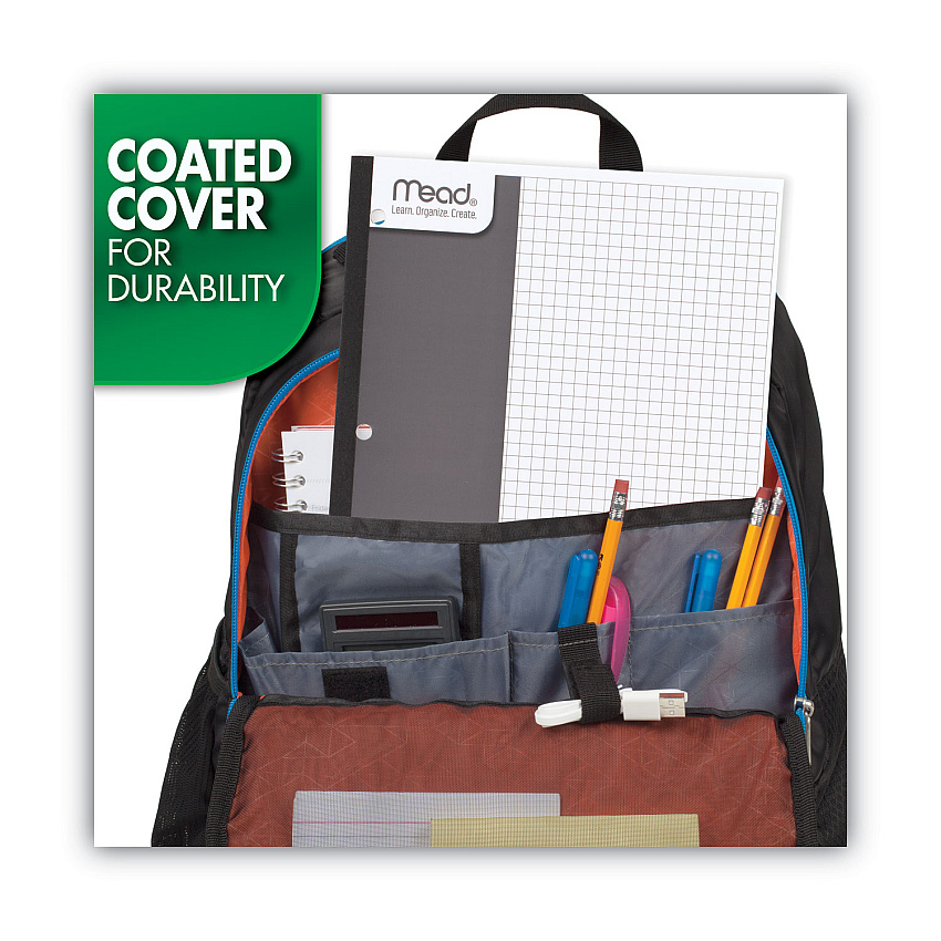 Mead Graph Paper Tablet, 3-Hole, 8.5 x 11, Quadrille: 4 sq/in, 20 ...