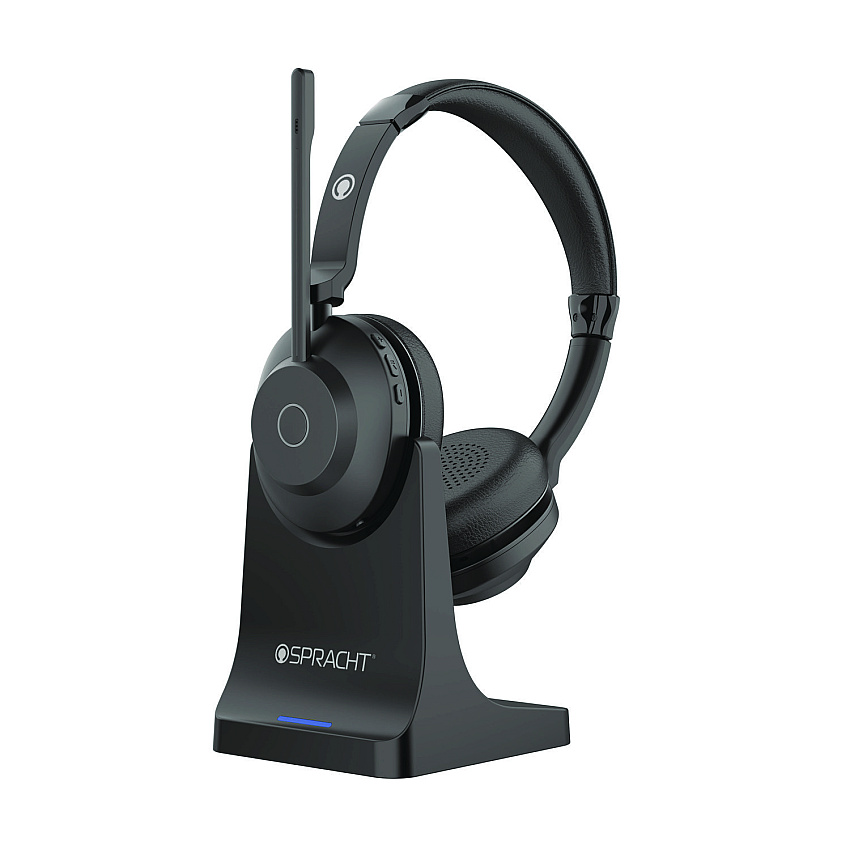 Spracht Blues Combo Binaural Headset, Over The Ear, Black (BC1022 ...