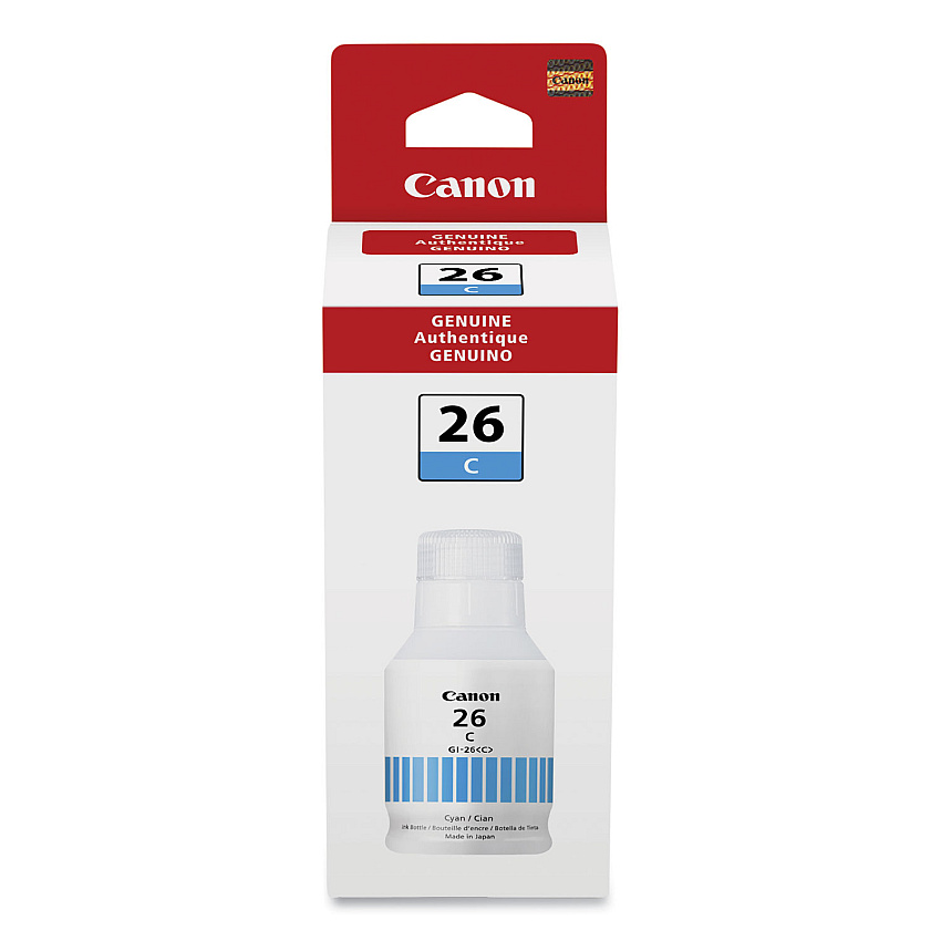 Canon GI-26 Cyan Ink Bottle | BlueDogInk.com