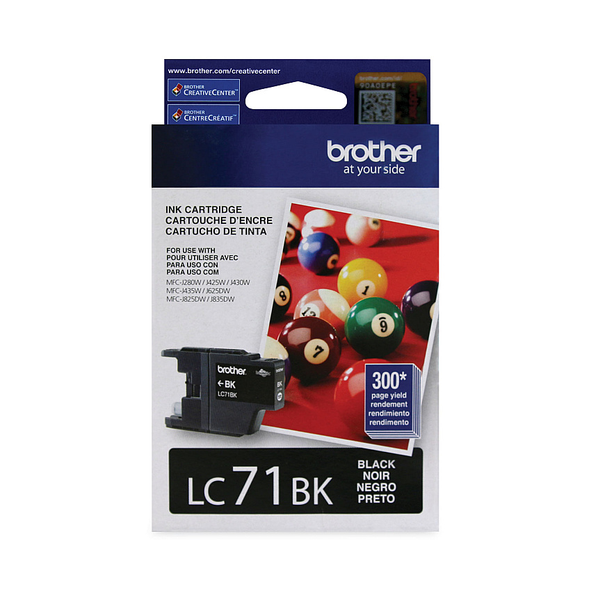 Brother LC71BK Black Ink Cartridge | BlueDogInk.com