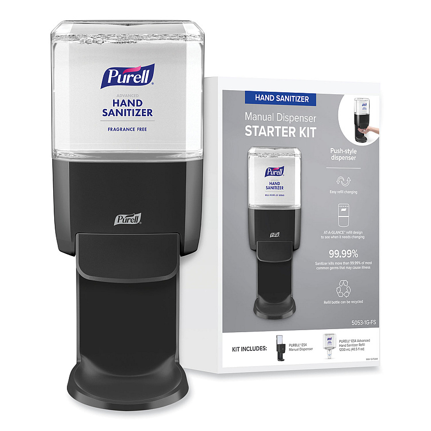 PURELL Advanced Hand Sanitizer Foam ES4 Starter Kit, Graphite (50531GFS ...