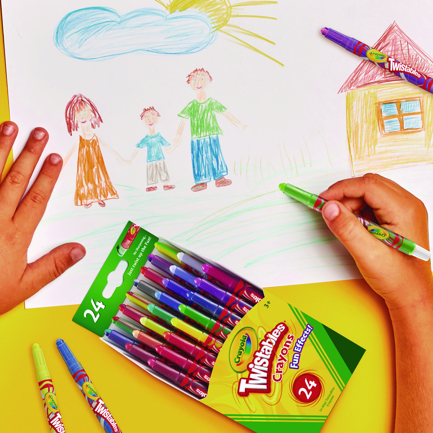 Crayola Twistables Mini Crayons, Assorted, 24/Pack (529824 ...