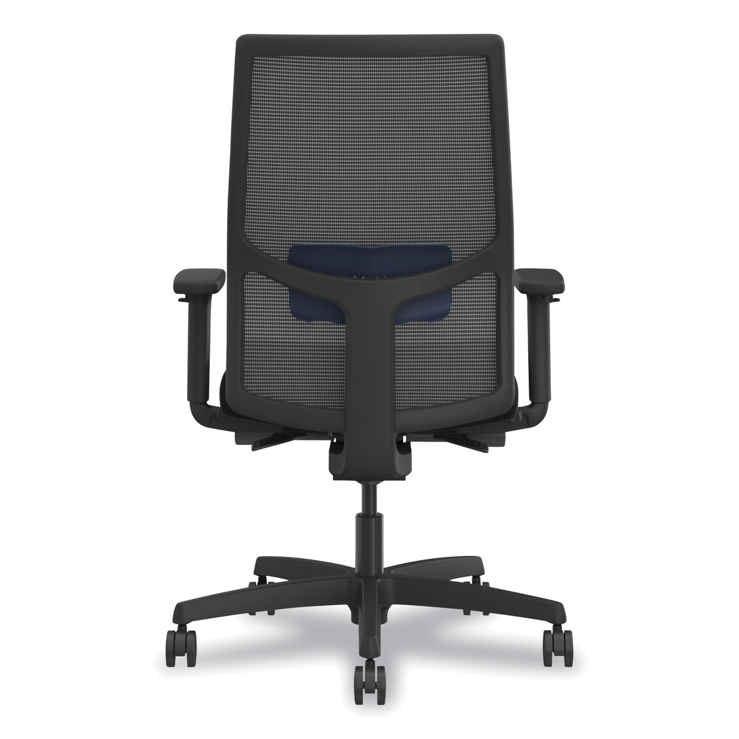 HON Ignition 2.0 4-Way Stretch Mid-Back Mesh Task Chair, Navy Blue ...