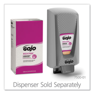 GOJO RICH PINK Antibacterial Lotion Soap Refill, Floral, 5,000 mL, 2 ...